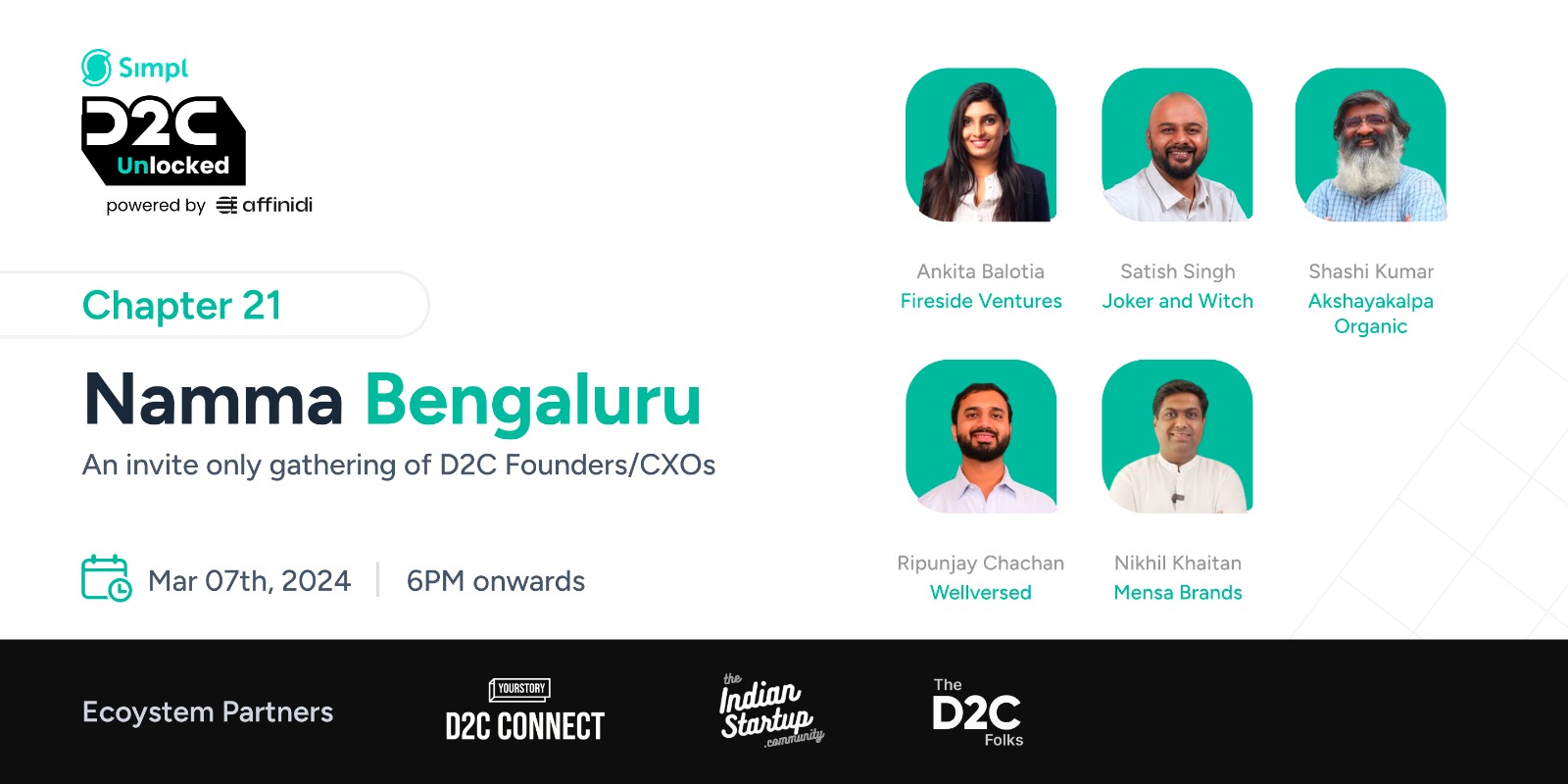 D2C Unlocked | Chapter 21 | Bangalore | Simpl | Affinidi | D2C Simplified